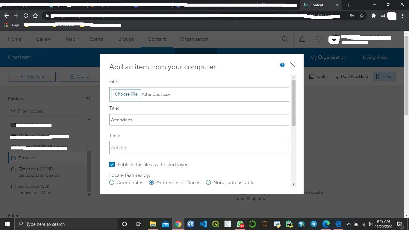 Creating a GeoForm Application in ArcGIS Online – African Surveyors ...