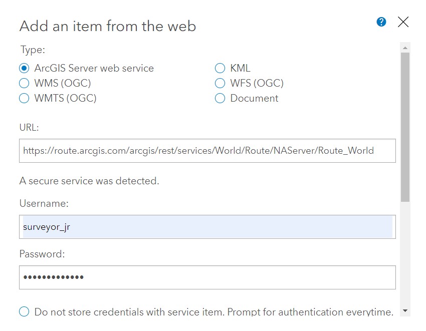 Public User Access to ArcGIS Online Routing Services – African ...